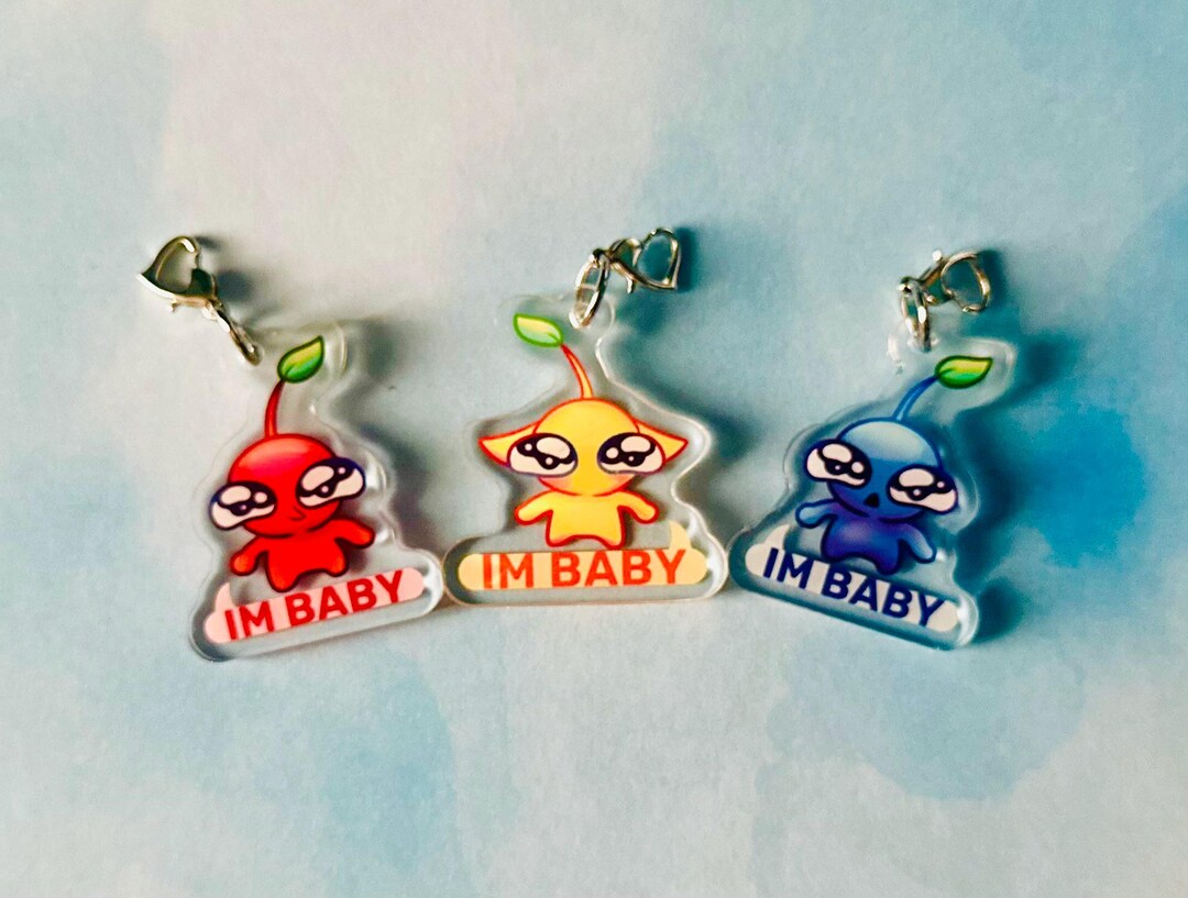 Pikmin " Im Baby" Charm! 1.5 Inches - Etsy