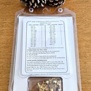 Dimensions Counted Cross Stitch Charts and Charms Pack christmas Past ...