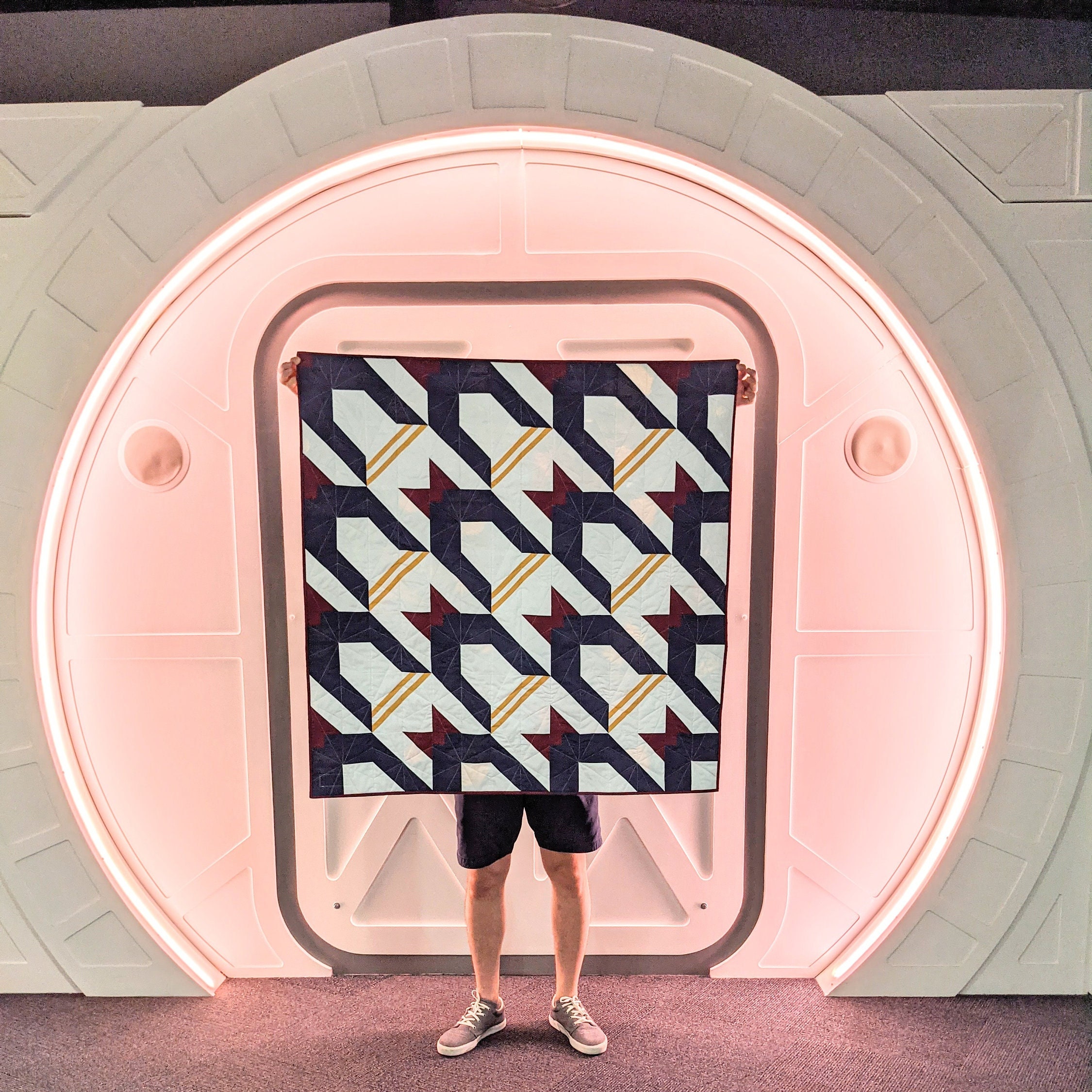 Launch Status Check Quilt Pattern Add-on 1/2 Stripes Variation Digital ...