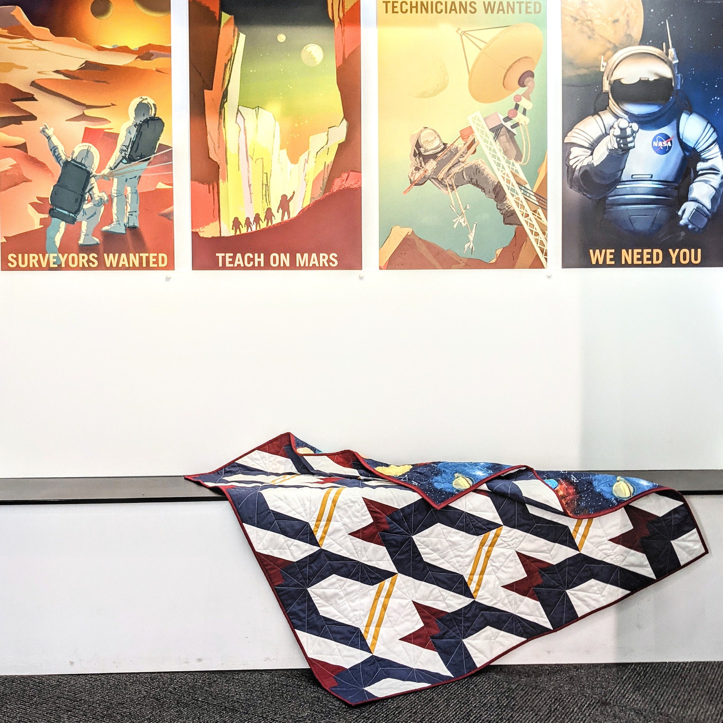 Launch Status Check Quilt Pattern Add-on 1/2 Stripes Variation Digital ...