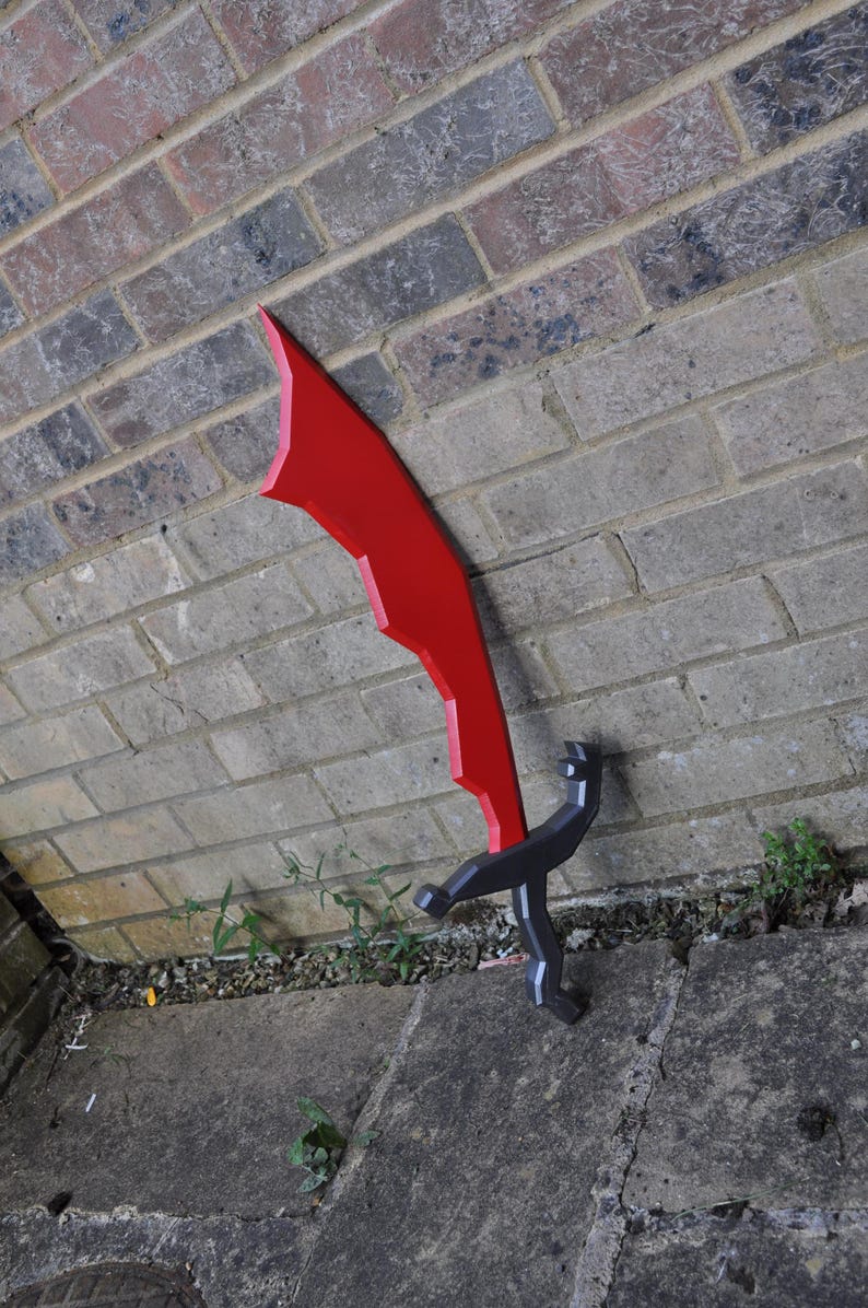 Dragon Scimitar OSRS Cosplay Prop - Etsy