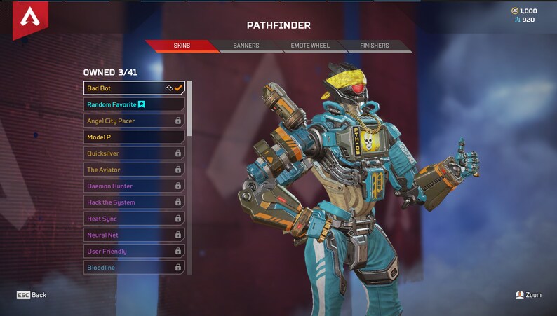 Pathfinder's Head Apex Legends 3D Printed Statue Season 12 - Etsy