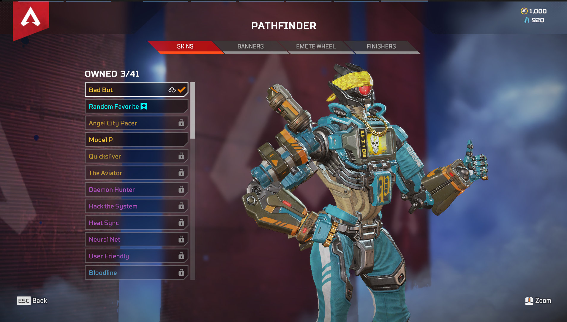 Pathfinder's Head Apex Legends 3D Printed Statue Season 12 - Etsy