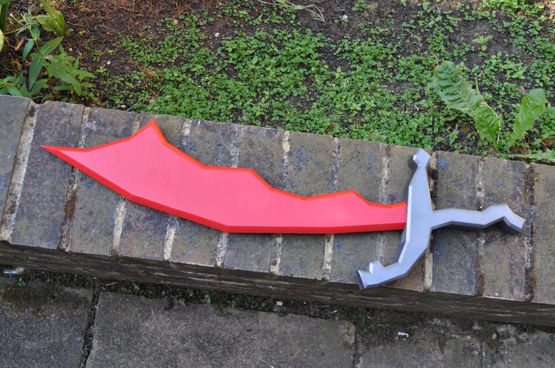 Dragon Scimitar OSRS Cosplay Prop - Etsy