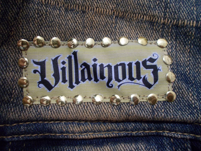 Perfectly Wicked Villains Denim Jeans Jacket Evil Queen - Etsy