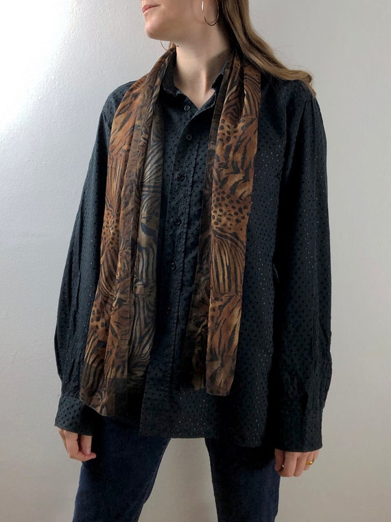 HeyDay Archives Vintage Wild Animals Print Long Scarf - Gem