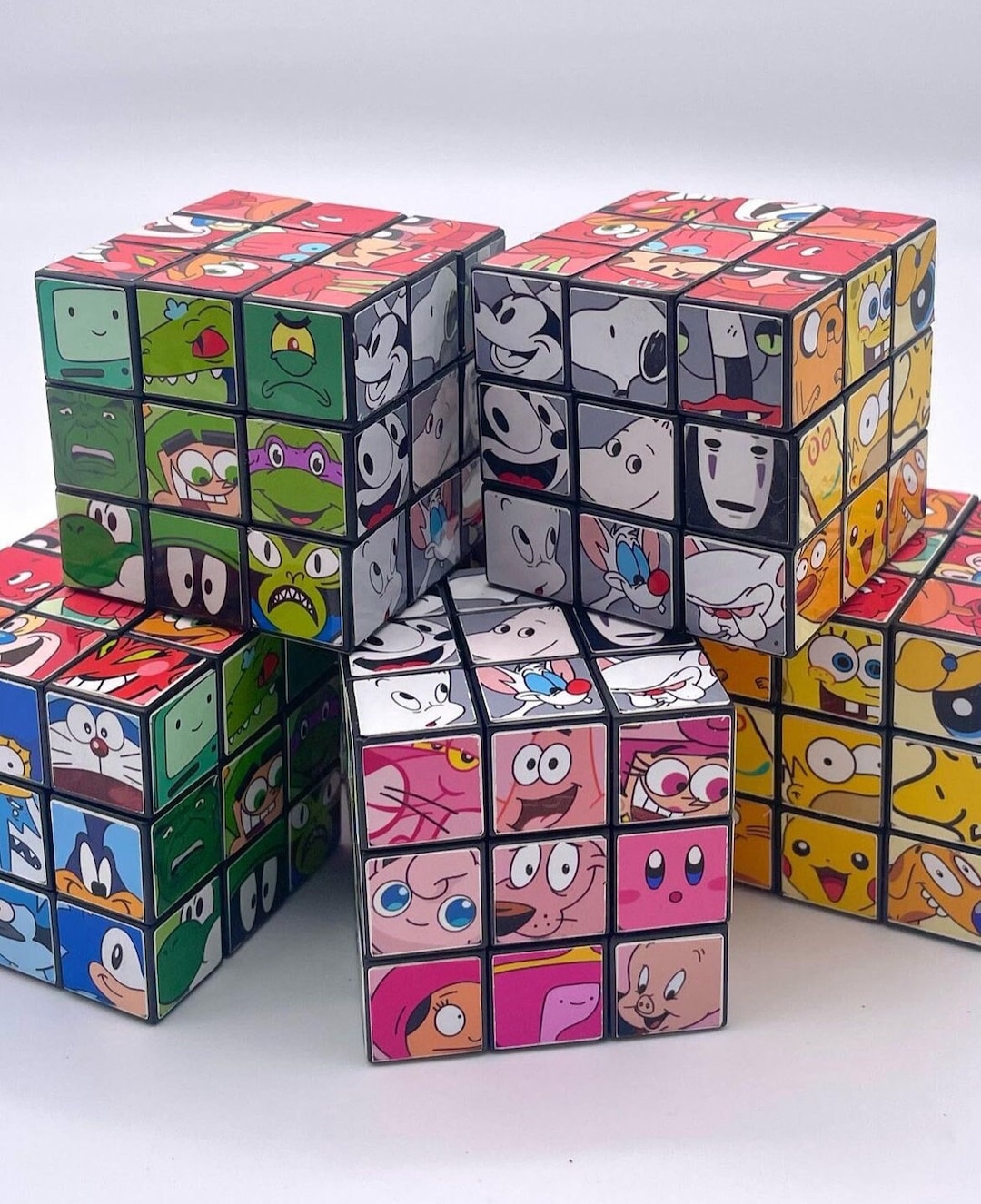 Cartoon Rubiks Cube Handmade - Etsy