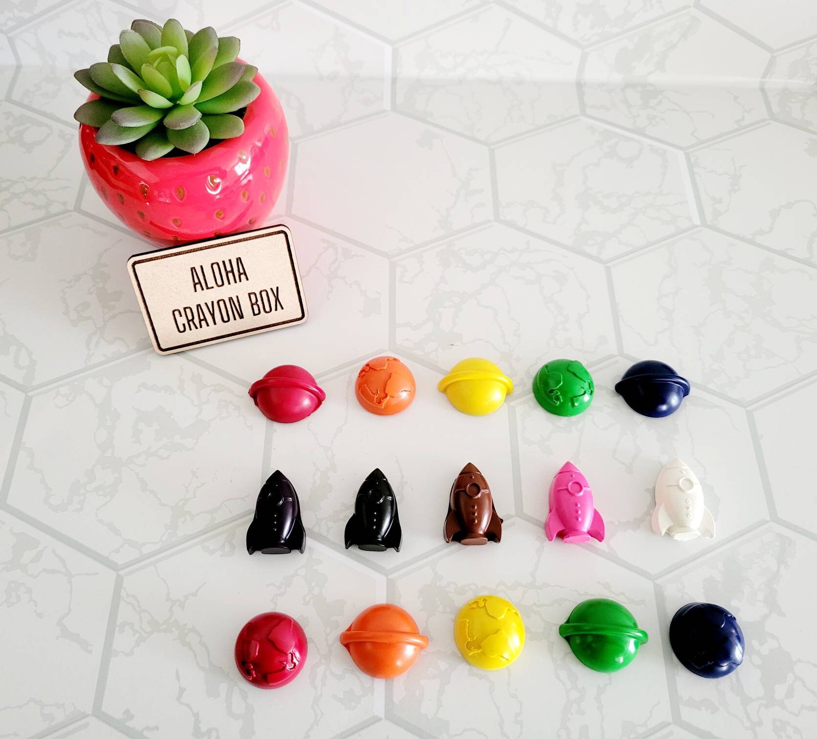 Outer Space Crayon Gift Set Kids Crayons Toddler Crayons | Etsy