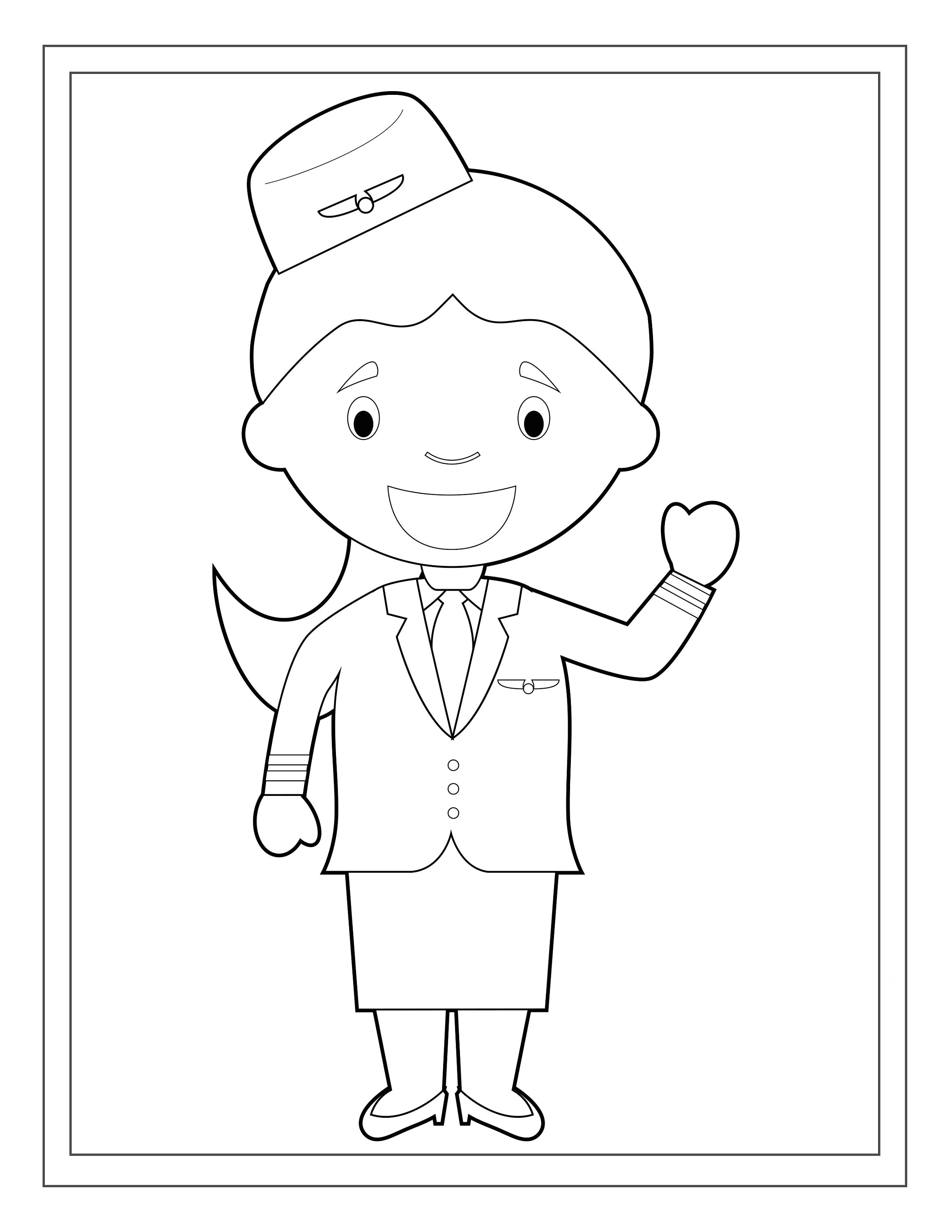 Professions Educational Coloring Book for Kids 80 Pages - Etsy Canada