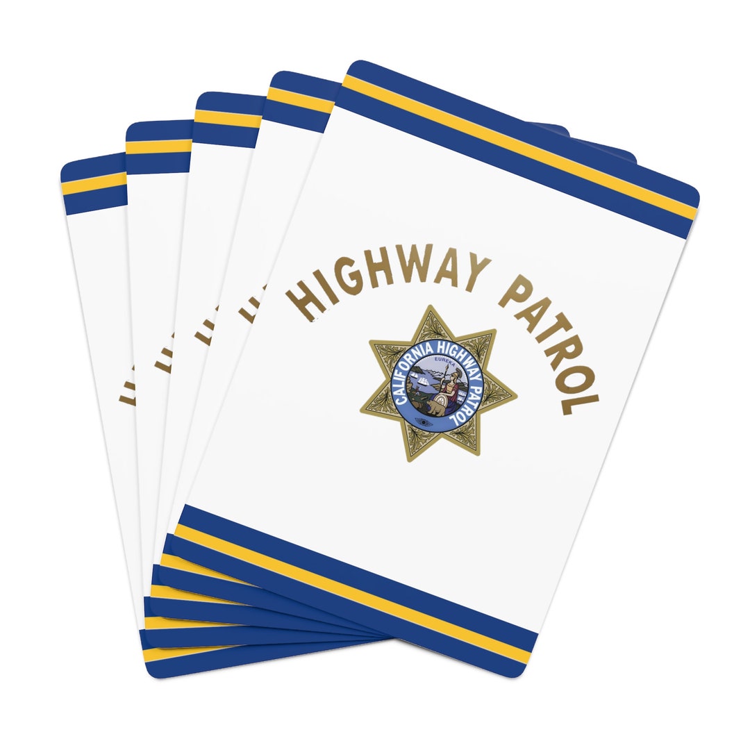 California Highway Patrol-inspired Poker Cards: Authenticity on Every ...