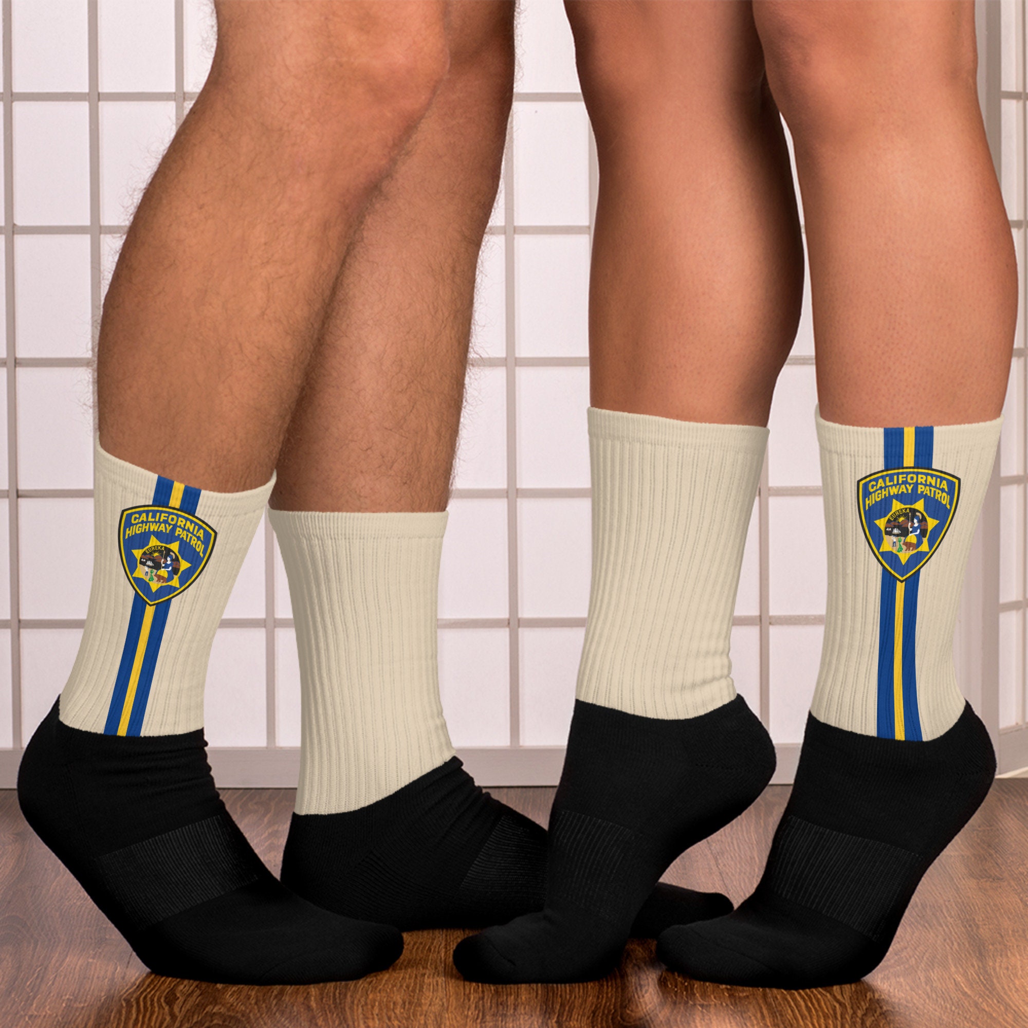 California Highway Patrol Uniform Style Socks - Etsy