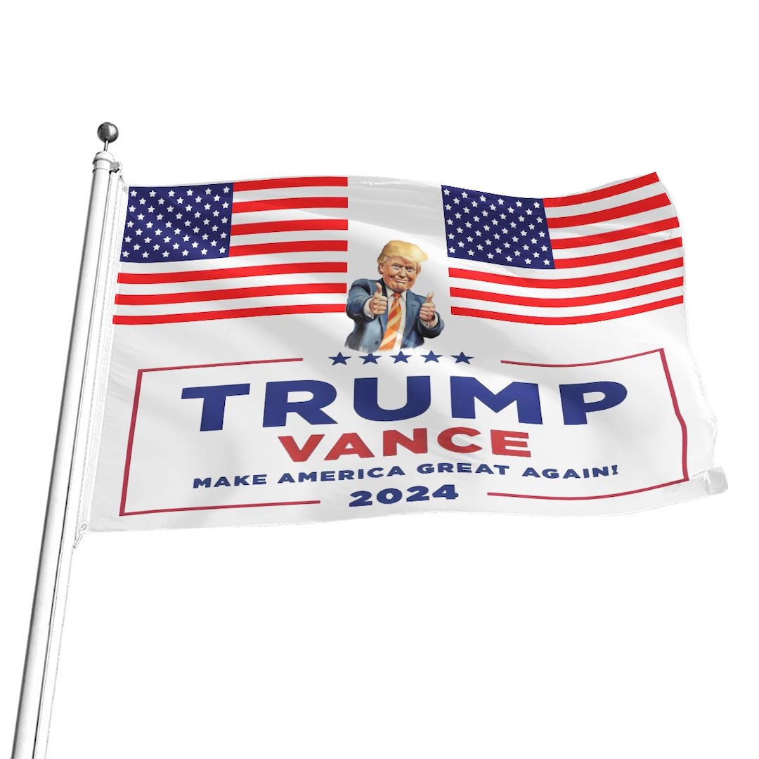 Trump Vance 2024 Campaign Flag Show Your Support Durable Polyester - Etsy