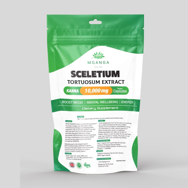 Sceletium Tortuosum kanna 10,000mg Capsules Premium Quality - Etsy