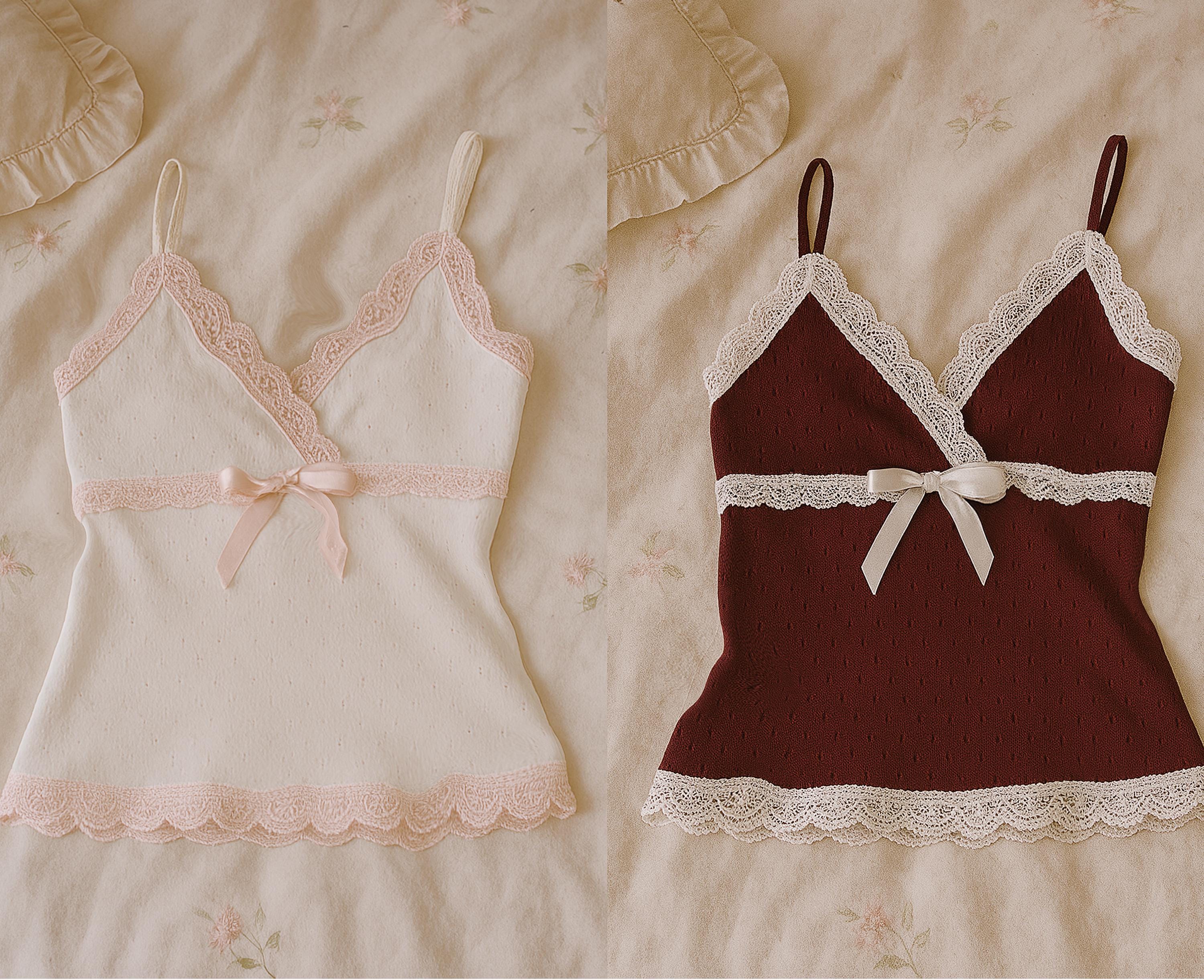 Dolly Lace Top Sewing Pattern | Coquette Cami Top Sewing Pattern ...