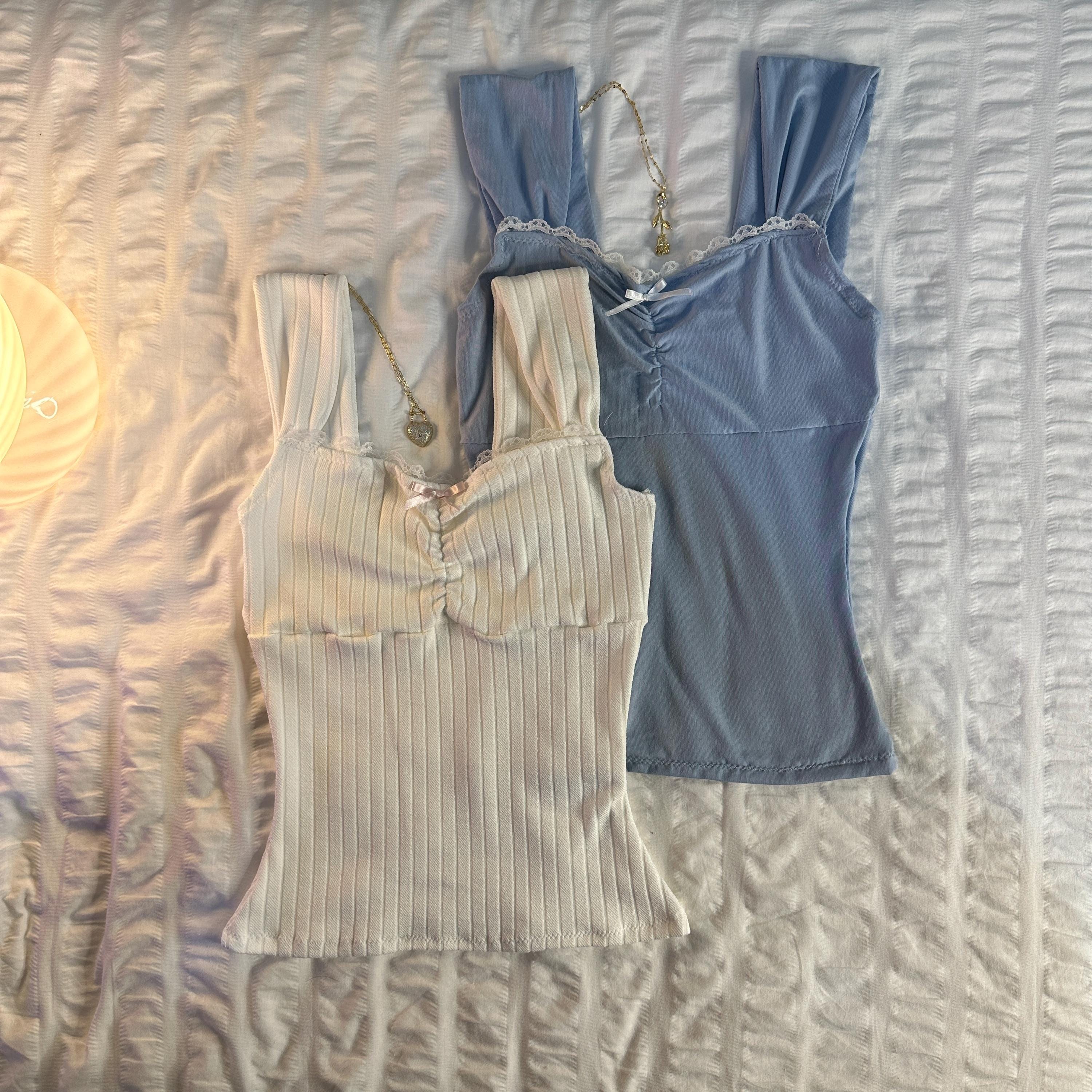 Ruched Lace Top Sewing Pattern | Coquette Top Sewing Pattern | Sizes ...