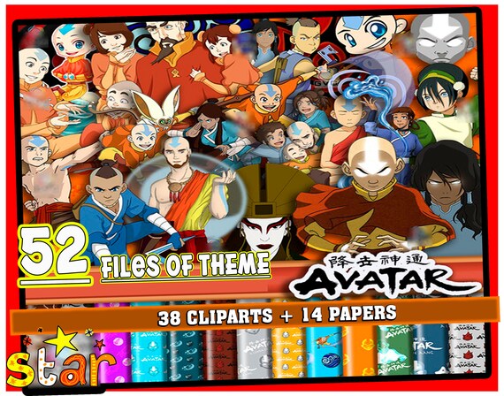 Avatar Clipart Avatar PNG Avatar Paper Avatar Digital Paper | Etsy