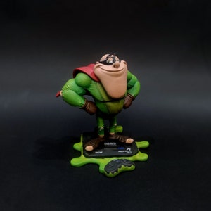 Boogerman Figure - SEGA - Video Game - SNES - Retro Game - Fan Art ...