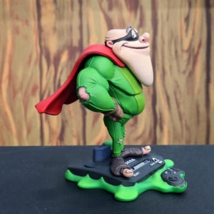 Boogerman Figure - SEGA - Video Game - SNES - Retro Game - Fan Art ...