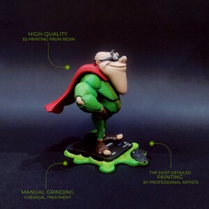 Boogerman Figure - SEGA - Video Game - SNES - Retro Game - Fan Art ...