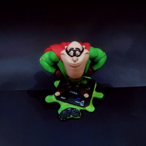 Boogerman Figure - SEGA - Video Game - SNES - Retro Game - Fan Art ...