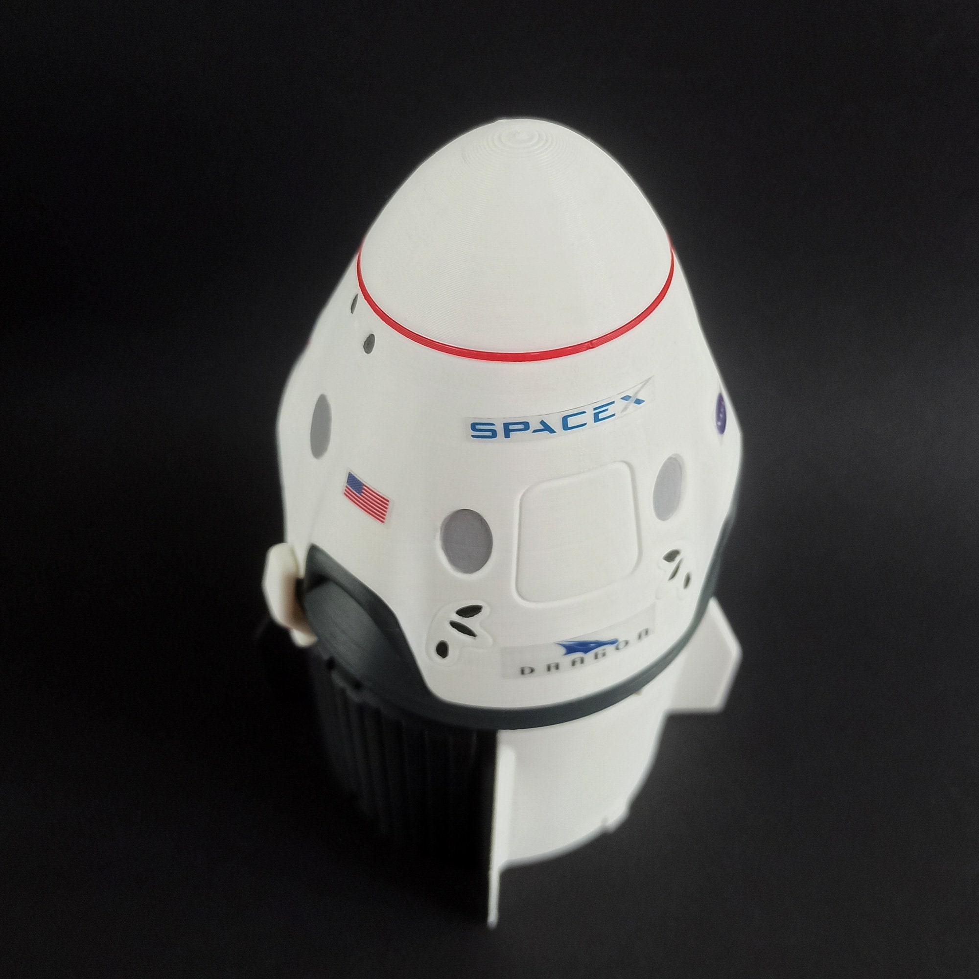Buy Spacex Crew Dragon Capsule Trunk Magnetic Model Spacecraft Online ...