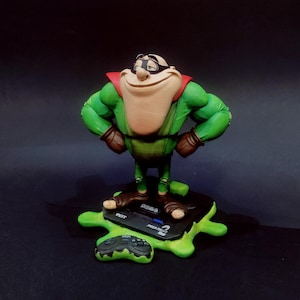 Boogerman Figure - SEGA - Video Game - SNES - Retro Game - Fan Art ...