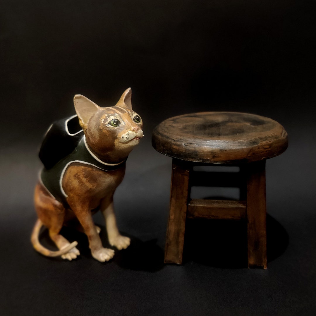Stray the Cat 12 Cm Figure 3D Print Fan Art - Etsy