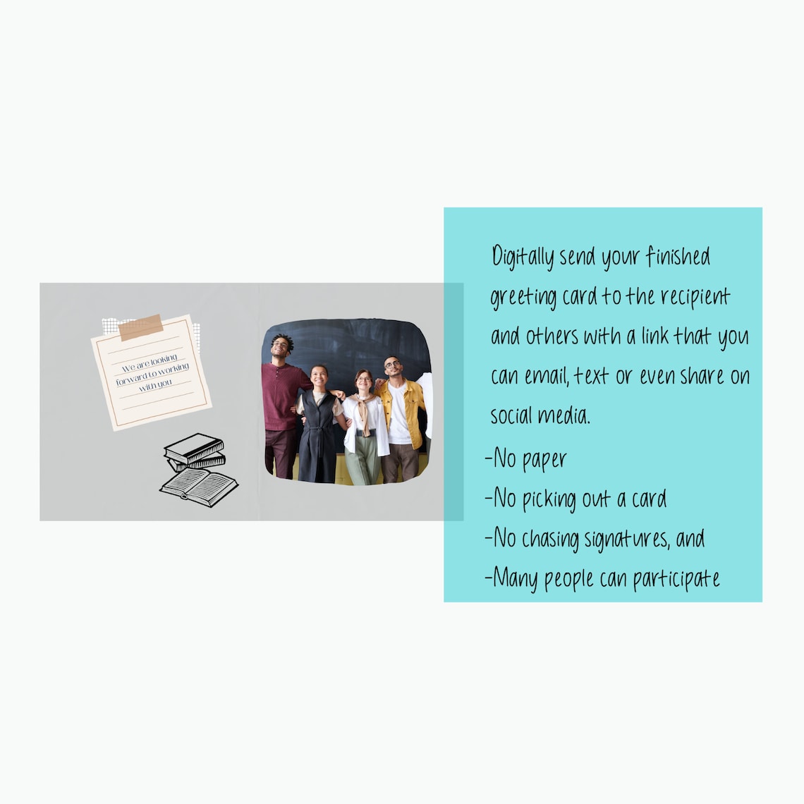 Group Greeting Card From Coworkers, From All of Us, Digital Download ...