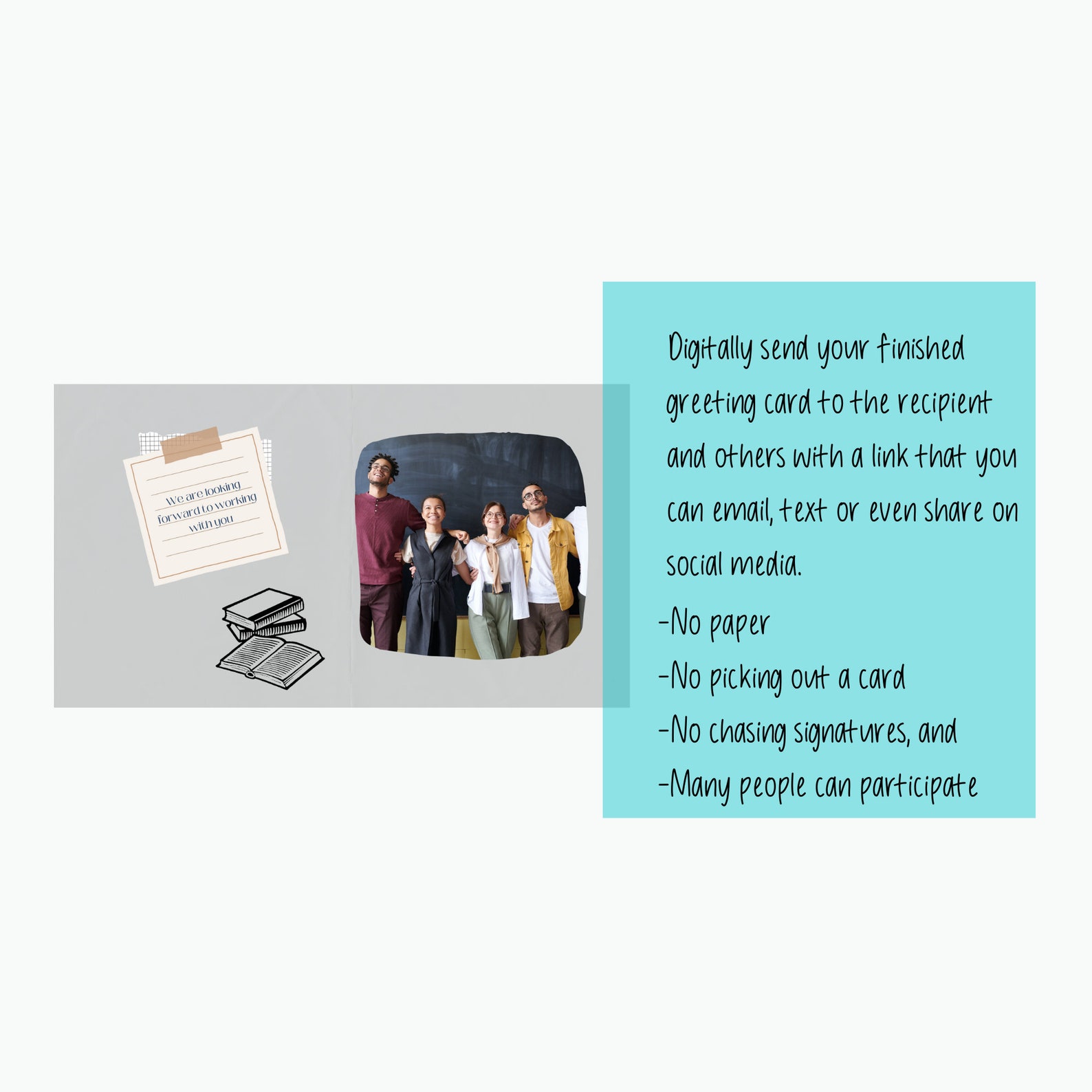 Group Greeting Card From Coworkers, From All of Us, Digital Download ...