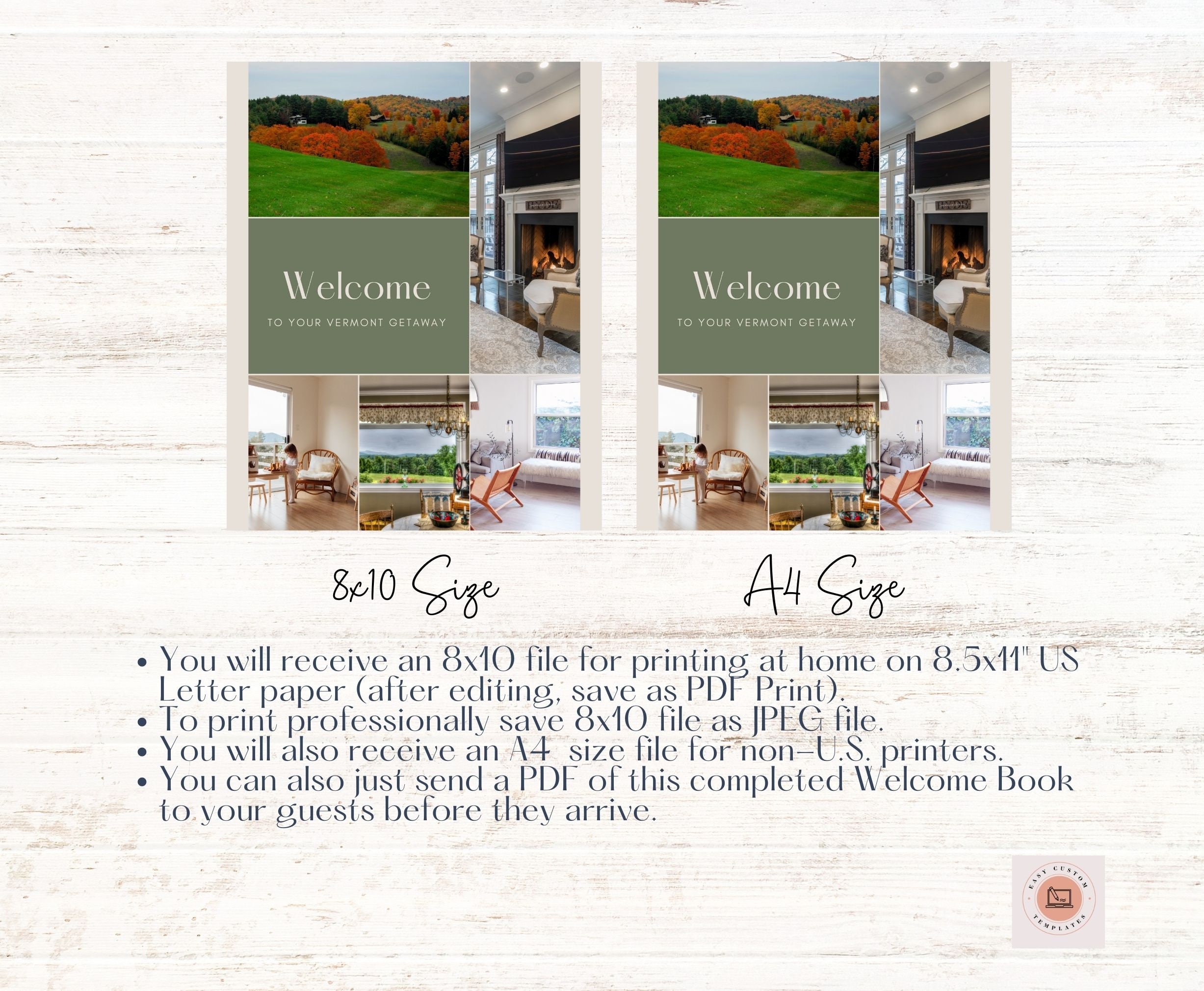 Super Host Welcome Book, Canva Template, Editable House Manual ...