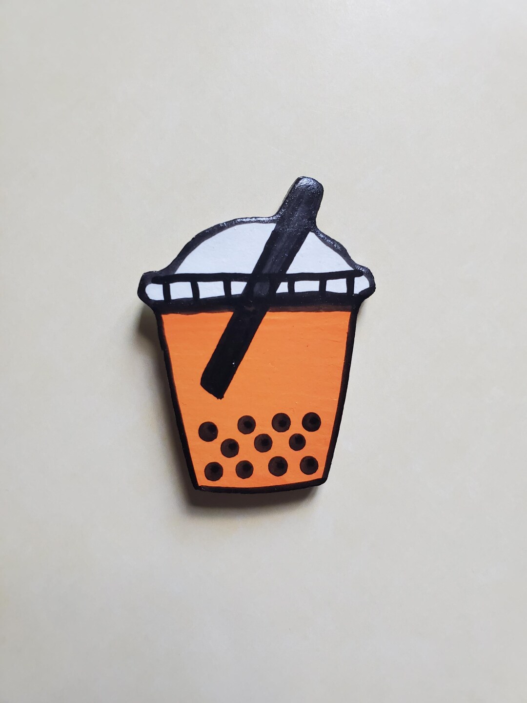 Boba Tea Pins | Air Dry Clay - Etsy