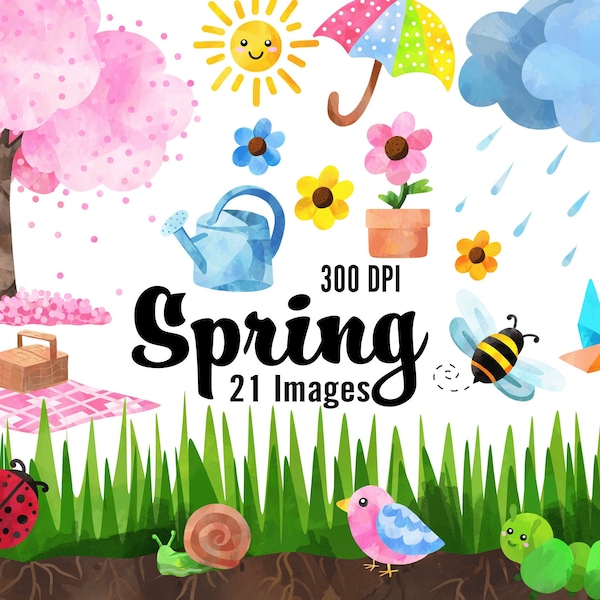 Spring Graphics - Etsy