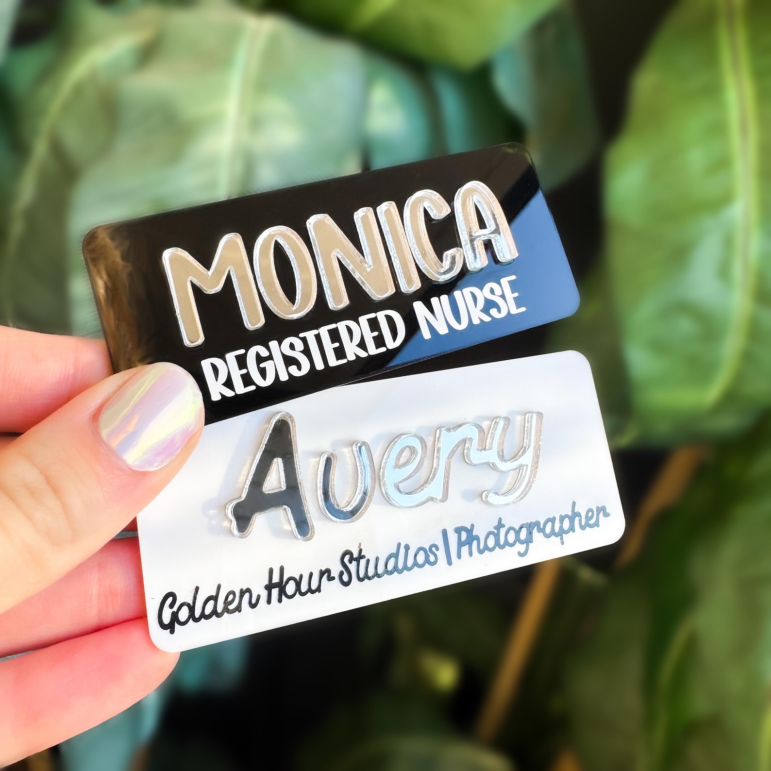 Custom Name Badge - Magnetic Name Tag for Teachers and Nurses ...