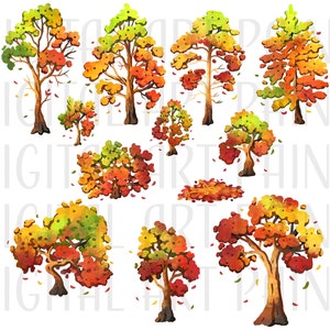 Fall Tree Clipart Autumn Clipart Fall Clipart Tree Clipart Forest ...