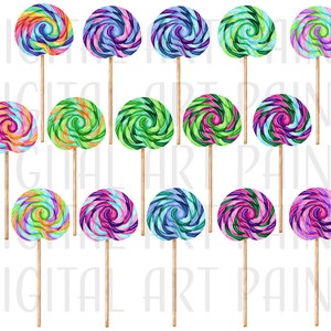 Lollipop Clipart Candy Clipart Sweets Clipart Candy Clip Art Candy ...