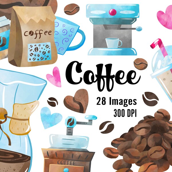 Coffee Clip Art - Etsy