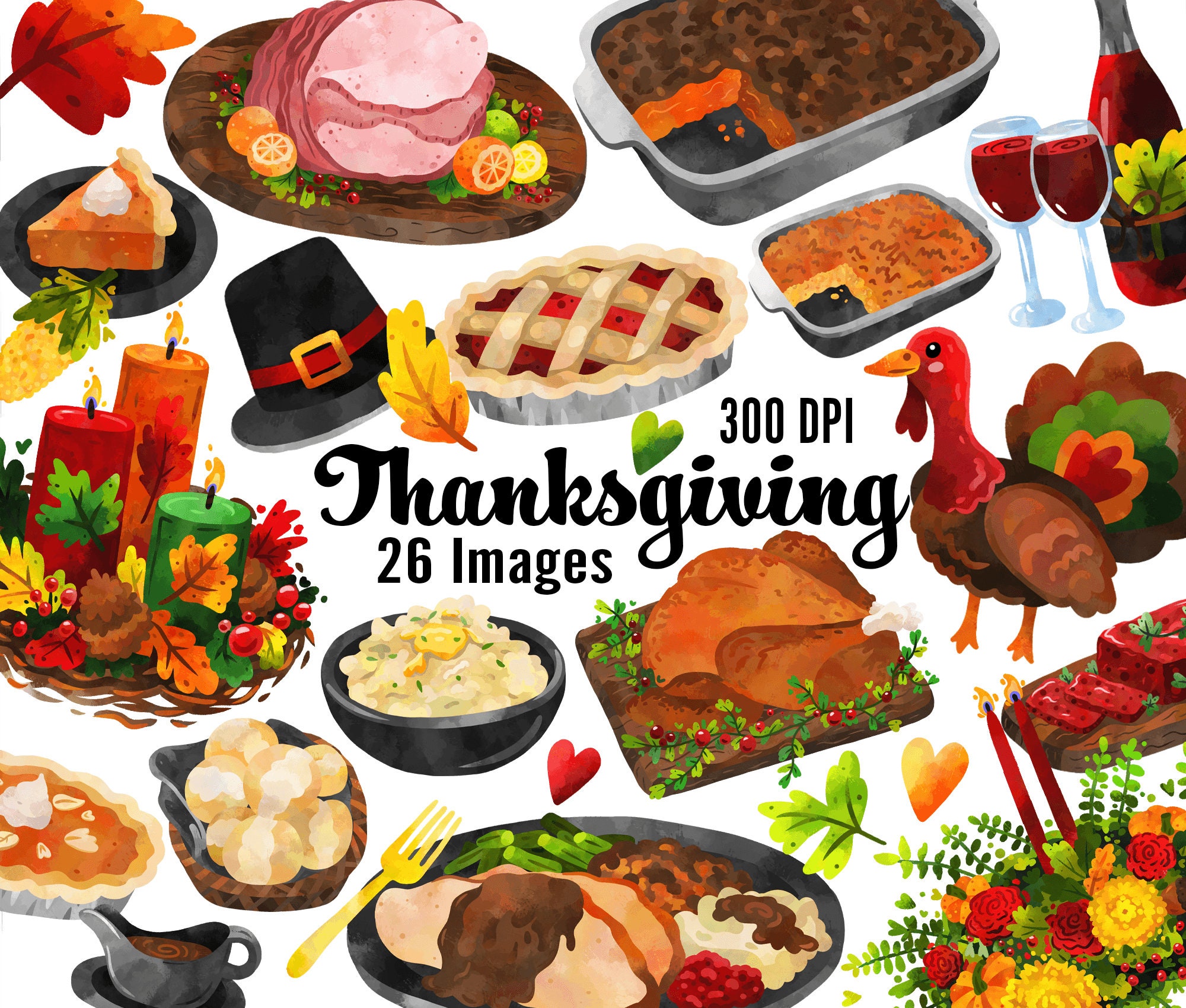 Holiday Food Clipart