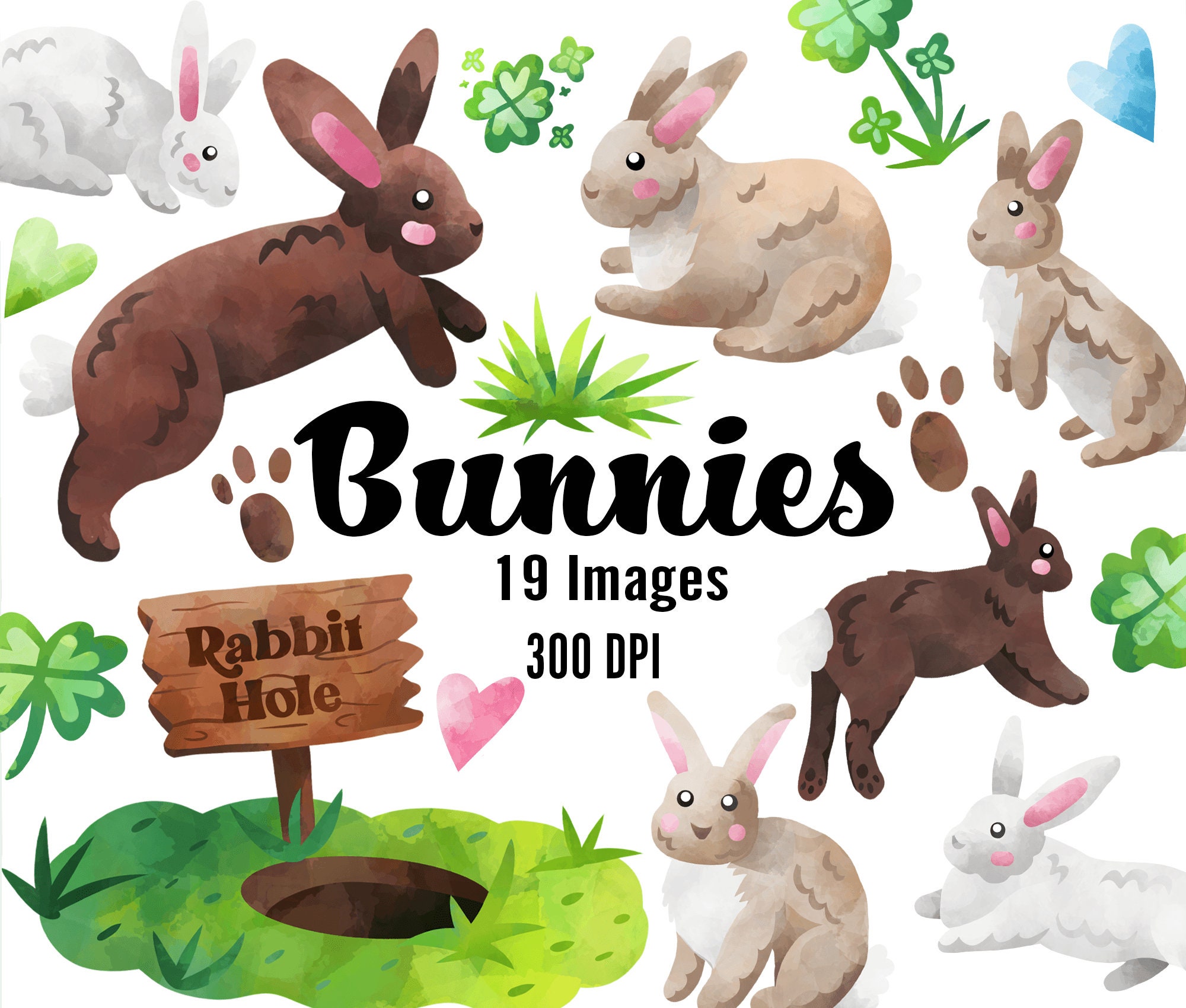 Rabbit Burrow Clipart