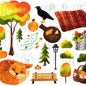 Fall Clipart Autumn Clipart Pumpkin Clipart Thanksgiving Clipart ...