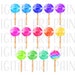 Lollipops Clipart Candy Clipart Lollipop PNG Candy PNG Rock Candy ...