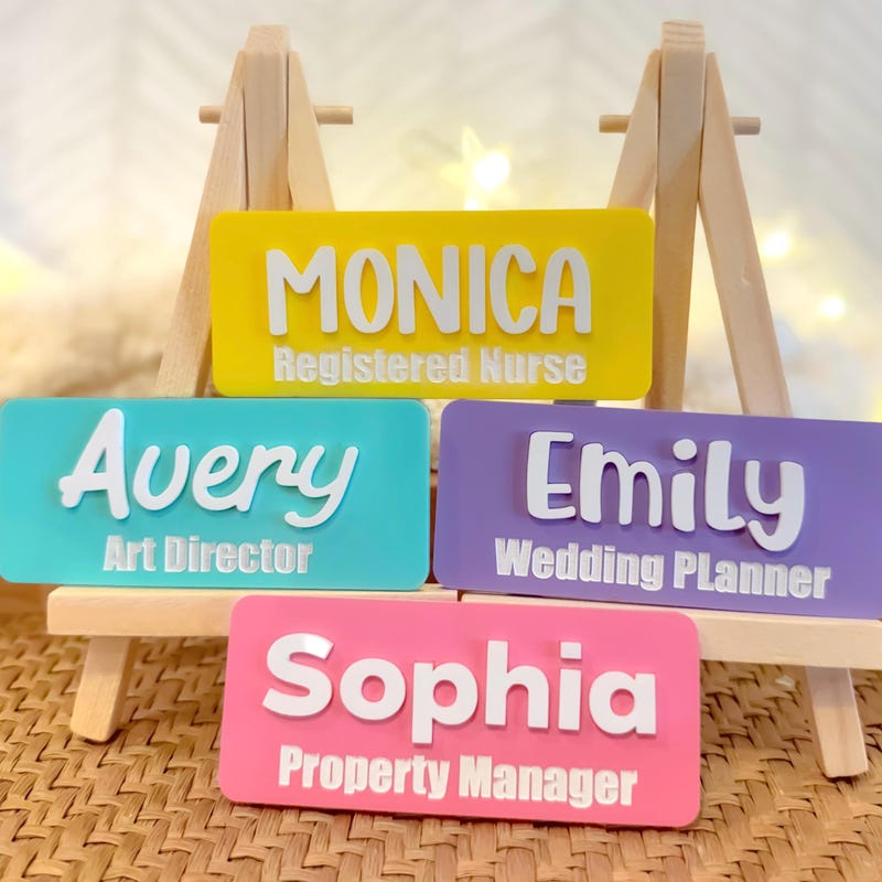 Nursing Name Tag Magnet - Etsy