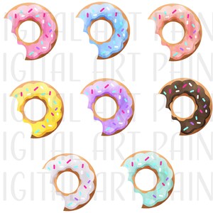 Donut Clipart Doughnut Clipart Donuts Clipart Food Clipart Bakery ...