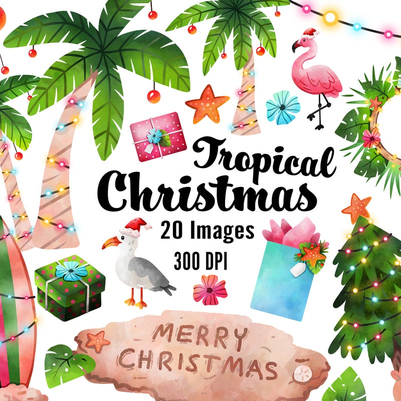 Tropical Christmas - Etsy