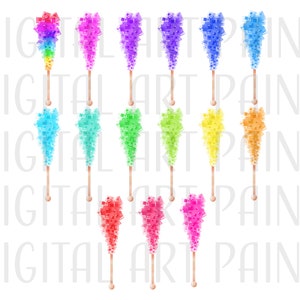 Lollipops Clipart Candy Clipart Lollipop PNG Candy PNG Rock Candy ...