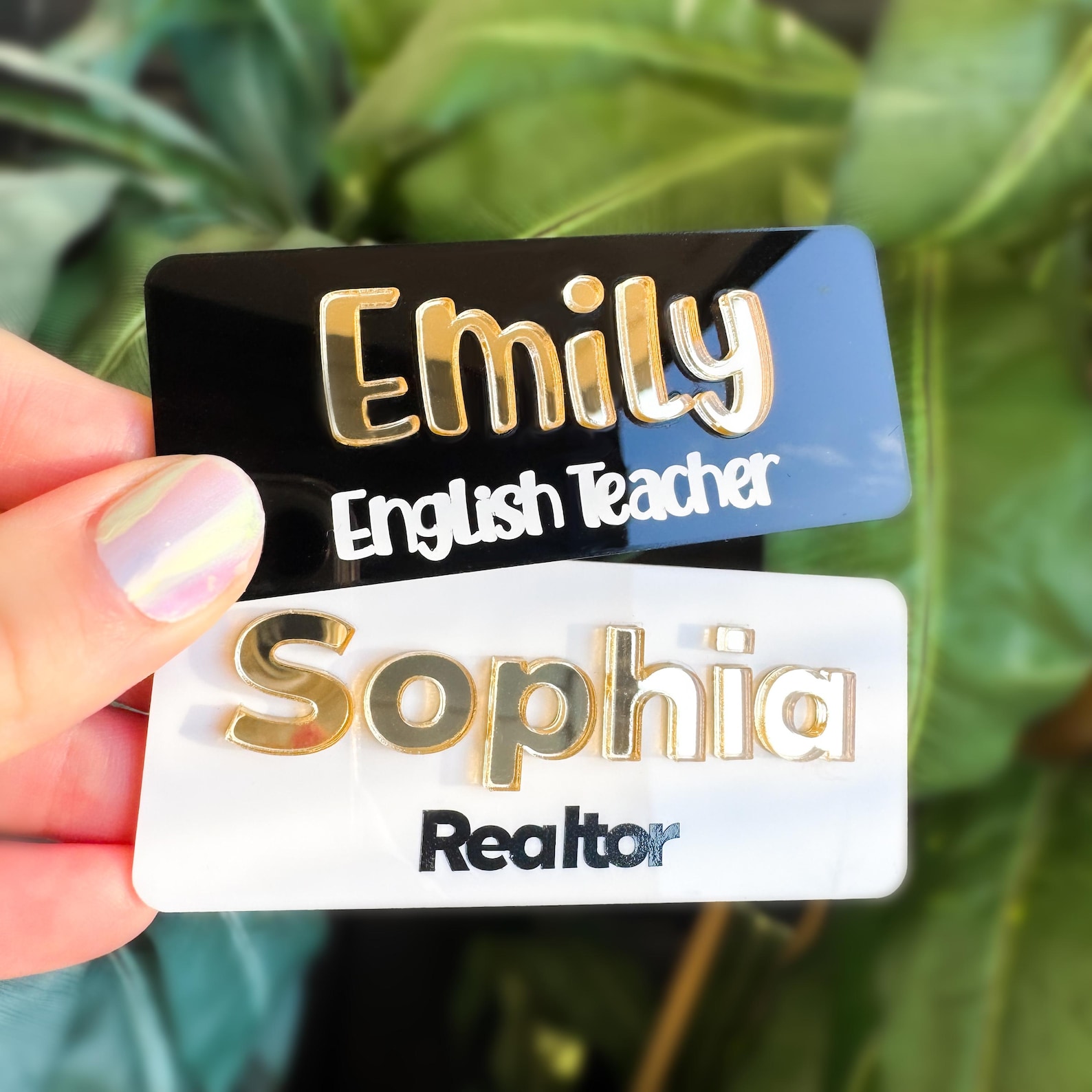 Custom Name Badge - Magnetic Name Tag for Teachers and Nurses ...