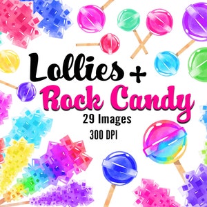 Lollipops Clipart Candy Clipart Lollipop PNG Candy PNG Rock Candy ...