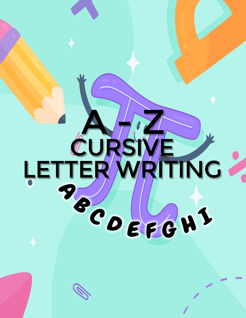 Alphabet Cursive Letter Writing - Etsy
