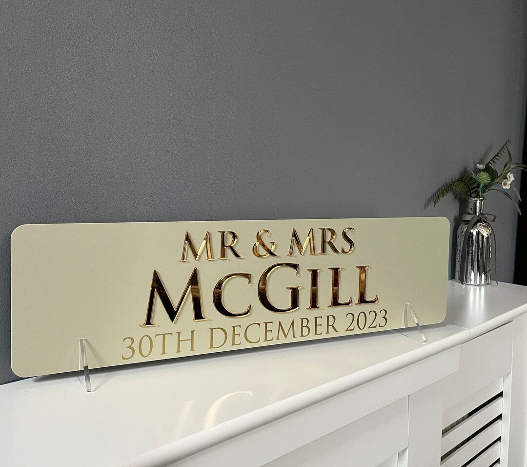 Top Table Sign Luxury Wedding Sign - Etsy