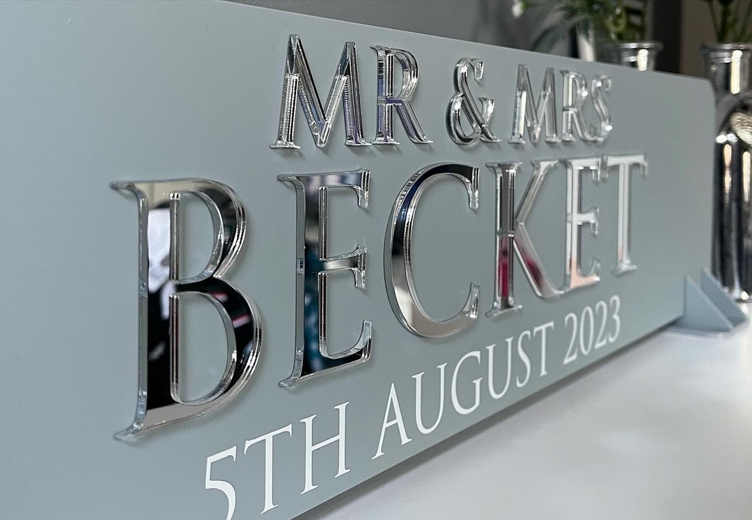 Top Table Sign Luxury Wedding Sign - Etsy
