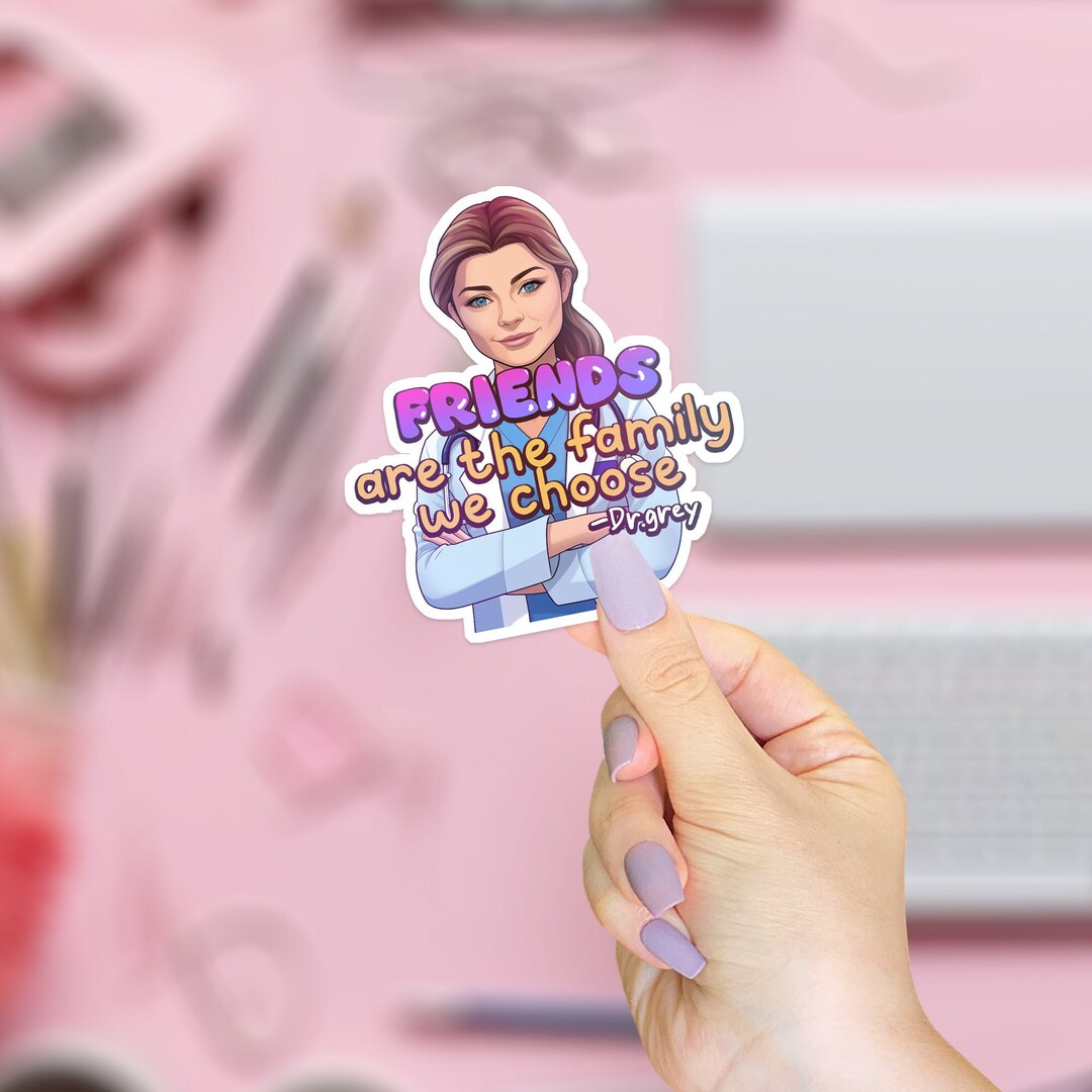 Meredith Grey Sticker Greys Anatomy Sticker Grey's - Etsy